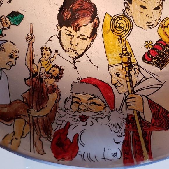 Count Agazzi | Accents | Count Agazzi Reverse Painted Glass Plate ...